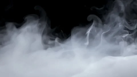 Fixed camera shot of White Smoke fog on ... | Stock Video | Pond5