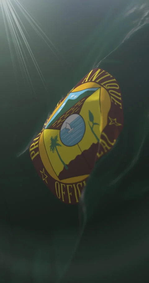 Flag of Antique Province, Philippines. L... | Stock Video | Pond5