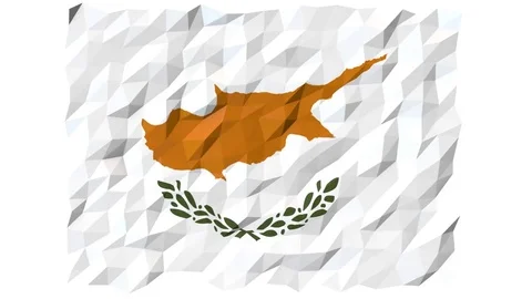 Flag of Cyprus 3D Wallpaper Animation | Stock Video | Pond5