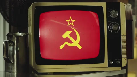 Flag of the Former Soviet Union (USSR) o... | Stock Video | Pond5