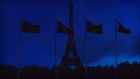 The Flag Of France. Beautiful animation ... | Stock Video | Pond5