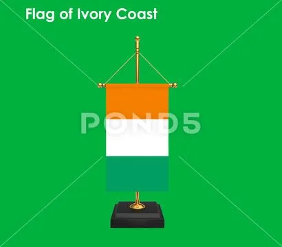 Flag of Ivory Coast, Ivory Coast Flag, National symbol of Ivory Coast ...