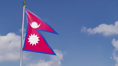 Nepal Flag Moving Stock Videos – Royalty-Free HD & 4K Videos