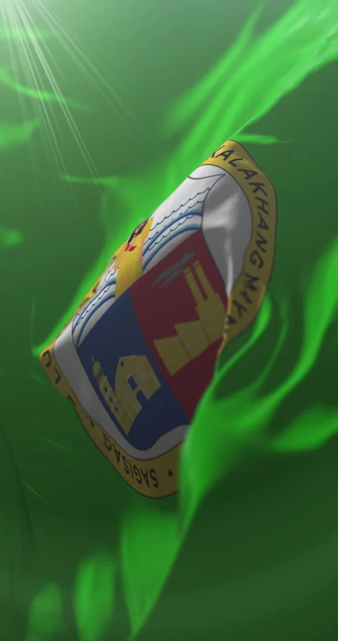 Flag of Pasig, the Philippines. Loop. 4K... | Stock Video | Pond5