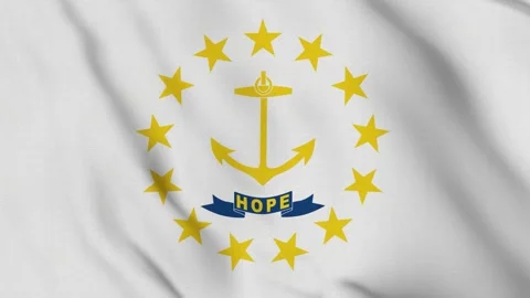 Flag of Rhode Island – 4K Seamless Loo... | Stock Video | Pond5