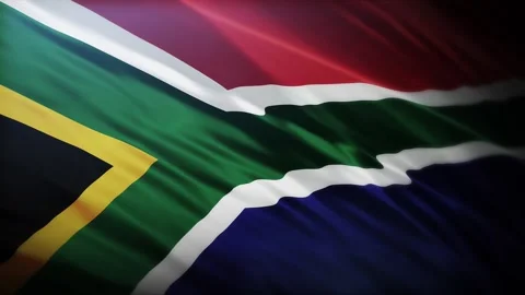 Flag of South Africa, full screen in 4K ... | Stock Video | Pond5