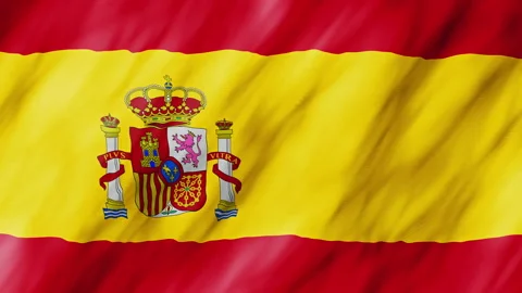 Flag of Spain 4k. Animated Background | Stock Video | Pond5