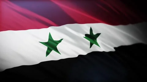 Flag of Syria, full screen, high resolut... | Stock Video | Pond5