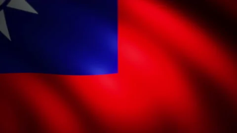Flag of Taiwan (ROC) Waving in the Wind ... | Stock Video | Pond5