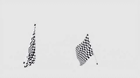 Flag Transition Race with transparent (a... | Stock Video | Pond5
