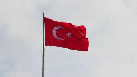 flag of turkey, symbol of freedom, natio... | Stock Video | Pond5
