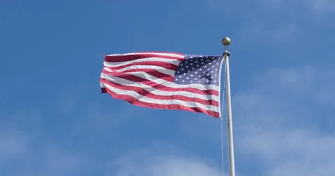 Flag of USA United States. American flag... | Stock Video | Pond5