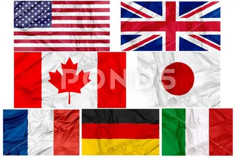 Flags of G7 contries Flags of world G7, Group of Seven, contries, the ...