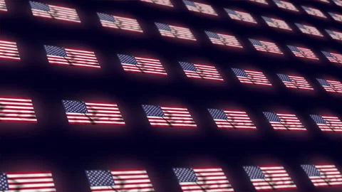 Us Flag Seamless Loop Stock Video Footage | Royalty Free Us Flag ...