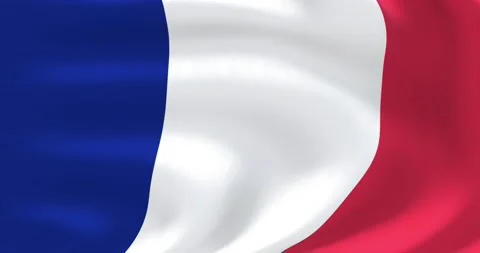 Flags of the world - flag of France. Wav... | Stock Video | Pond5