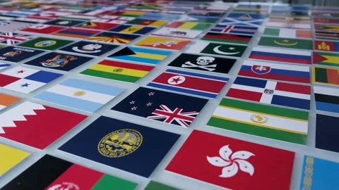 Flags of the World | Stock Video | Pond5