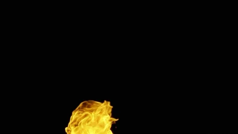 Flame burning. Fire Explosion Transition... | Stock Video | Pond5