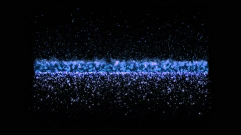 Flame straight line bar color particle m... | Stock Video | Pond5