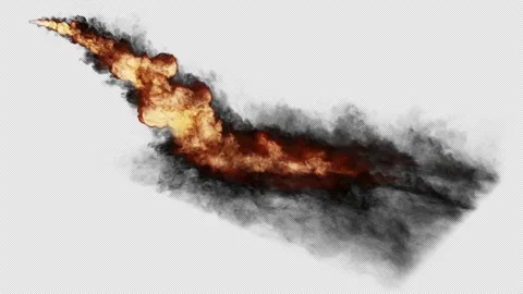 Flamethrower VFX 4K 30fps Alpha Channel ... | Stock Video | Pond5