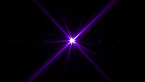 Flaming blue light ray with particles ef... | Stock Video | Pond5