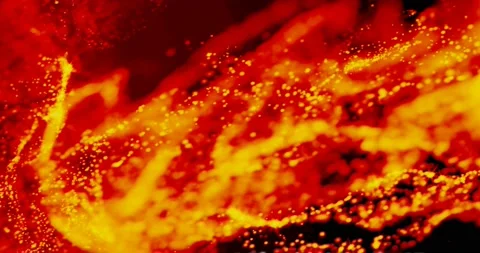 flaming red particle wave background ani... | Stock Video | Pond5