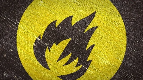 Flammable Warning Sign. 4K | Stock Video | Pond5