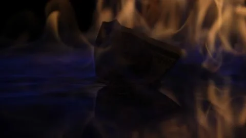 Flare and ignition of fire illuminating ... | Stock Video | Pond5