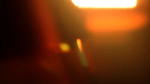 Flare lights effect of rolling a film in... | Stock Video | Pond5