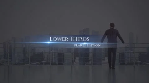 Flares Lower Thirds ~ After Effects Template #261148854