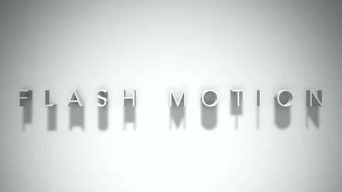 flash motion 3D title animation white te... | Stock Video | Pond5