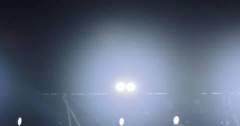 flashing and rotating light beams from s... | Stock Video | Pond5