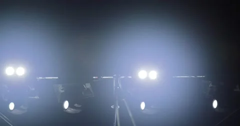 flashing and rotating light beams from s... | Stock Video | Pond5