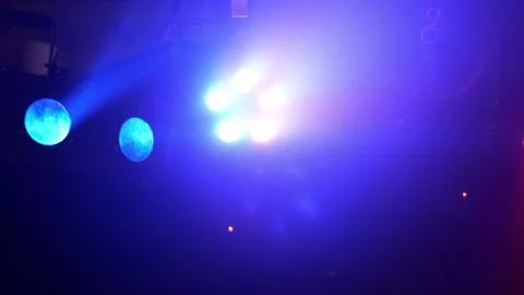 Flashing Disco Lights Inside Club Showin... | Stock Video | Pond5