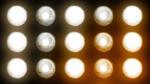flashing Led wall light. Flashes on 19 d... | Stock Video | Pond5