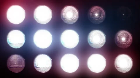 flashing Led wall light. Flashes on 19 d... | Stock Video | Pond5