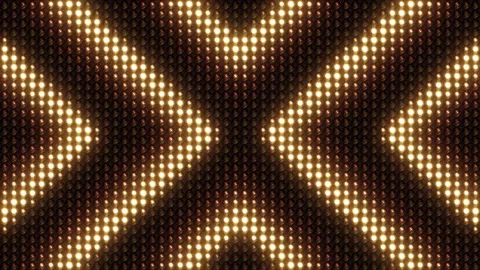 Flashing Lights Board 4K Loop X shaped L... | Stock Video | Pond5
