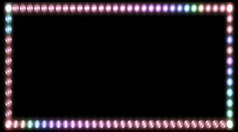 Flashing Lights Frame | Stock Video | Pond5