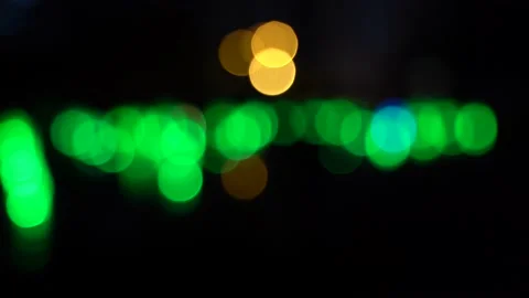 Flashing lights of lanterns changing col... | Stock Video | Pond5