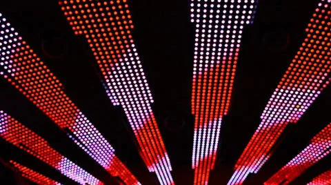 Flashing Lights on the Las Vegas Strip | Stock Video | Pond5