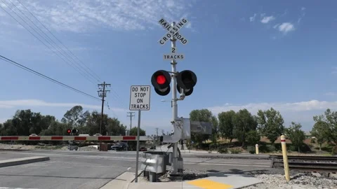 Railroad Crossing Flashing Lights
