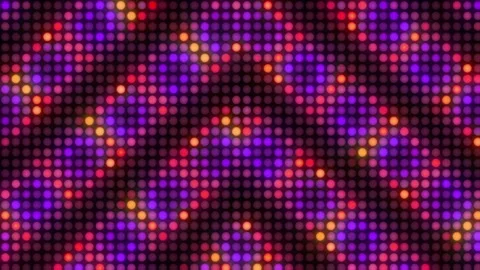 Flashing Lights Spotlight Vj LED Wall St... | Stock Video | Pond5