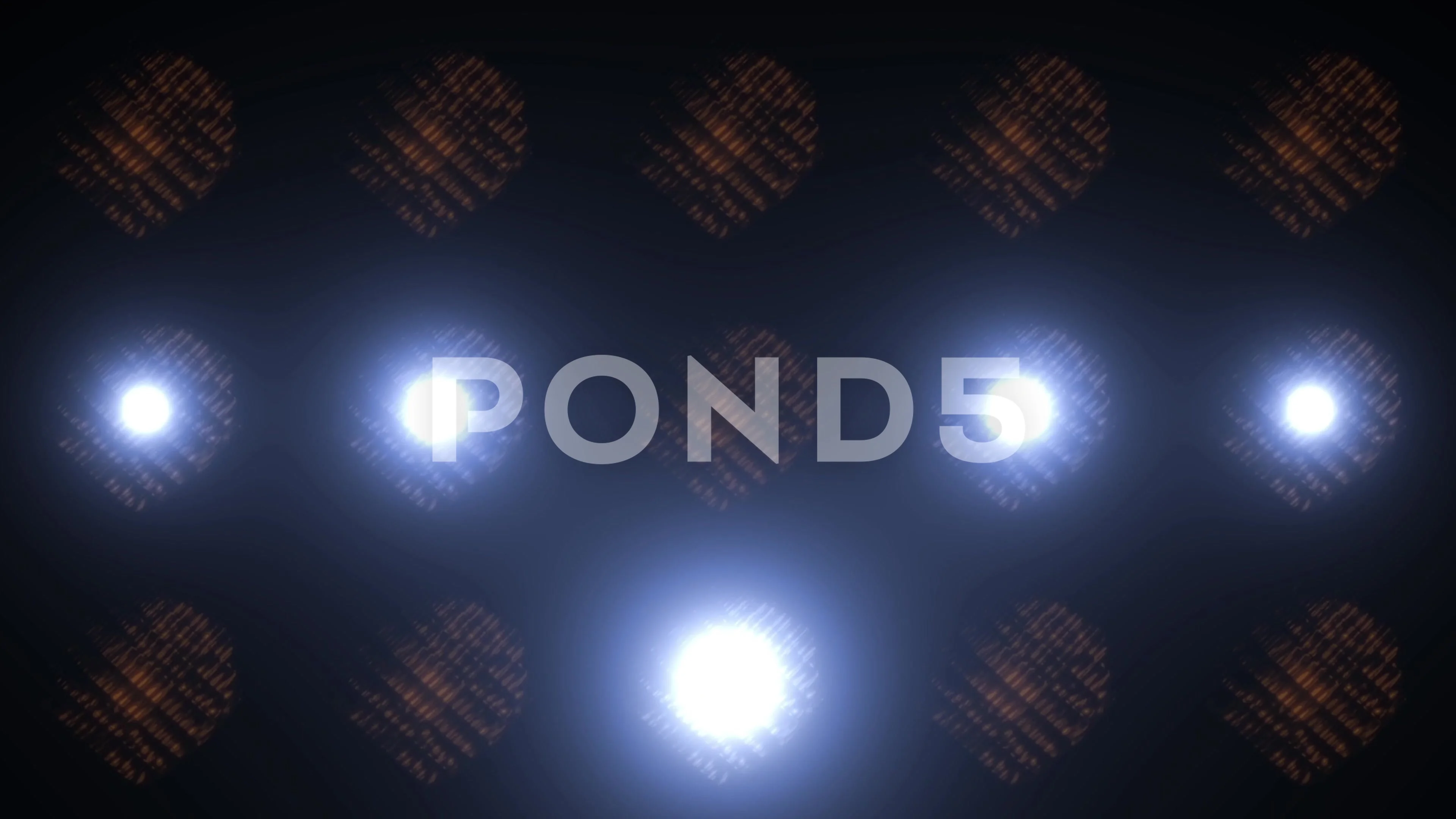 Animated Flashing Lights Background