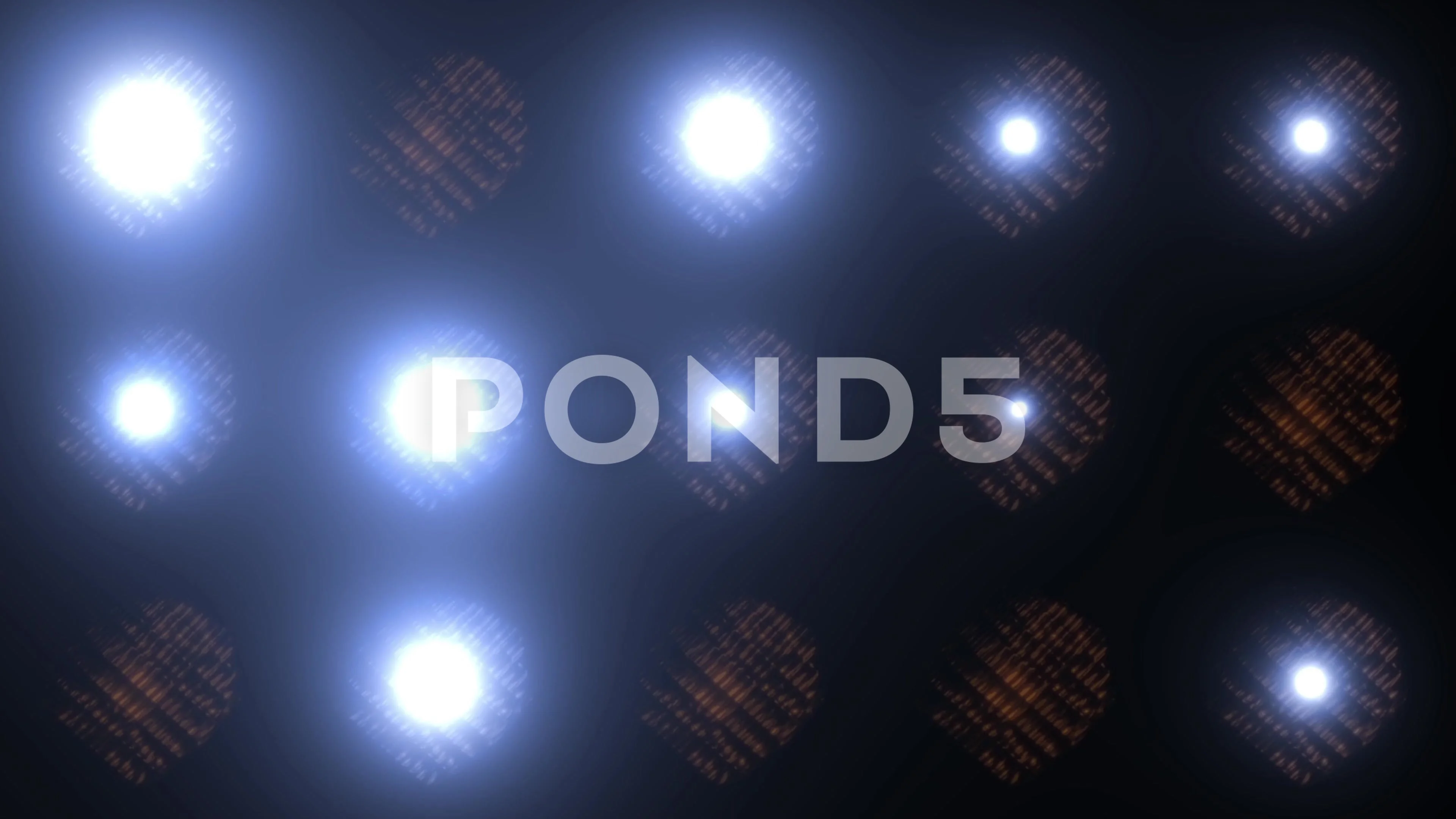 Animated Flashing Lights Background