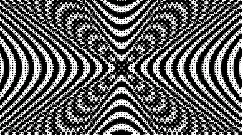 Flashing Retro 8-Bit Lowres Center Focus... | Stock Video | Pond5