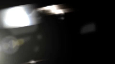 flashy moving lights optical lens flares... | Stock Video | Pond5