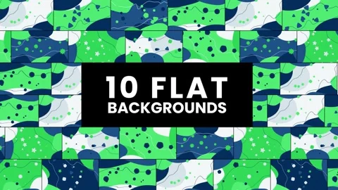 After Effects Template: Flat Backgrounds #243676474 | Pond5