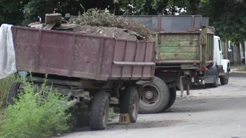 Flatbed Trailer Stock Footage ~ Royalty Free Stock Videos | Pond5