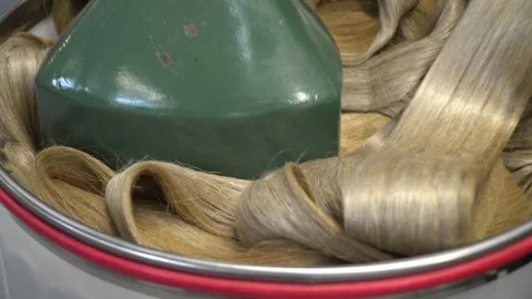 flax production. Production process. Mat... | Stock Video | Pond5