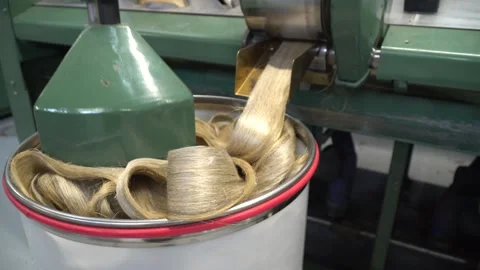 flax production. Production process. Mat... | Stock Video | Pond5