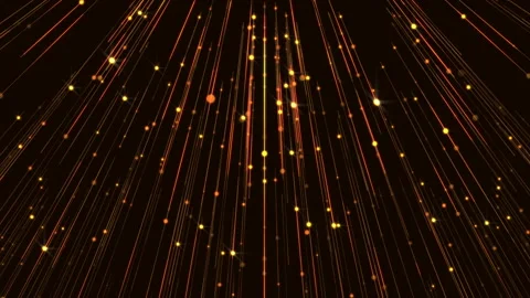 Flicker Animated Lines Particles Golden ... | Stock Video | Pond5